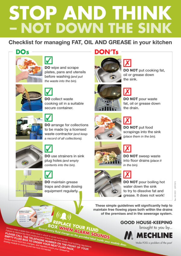 Download our ‘Stop and Think’ Poster for the Kitchen - Mechline