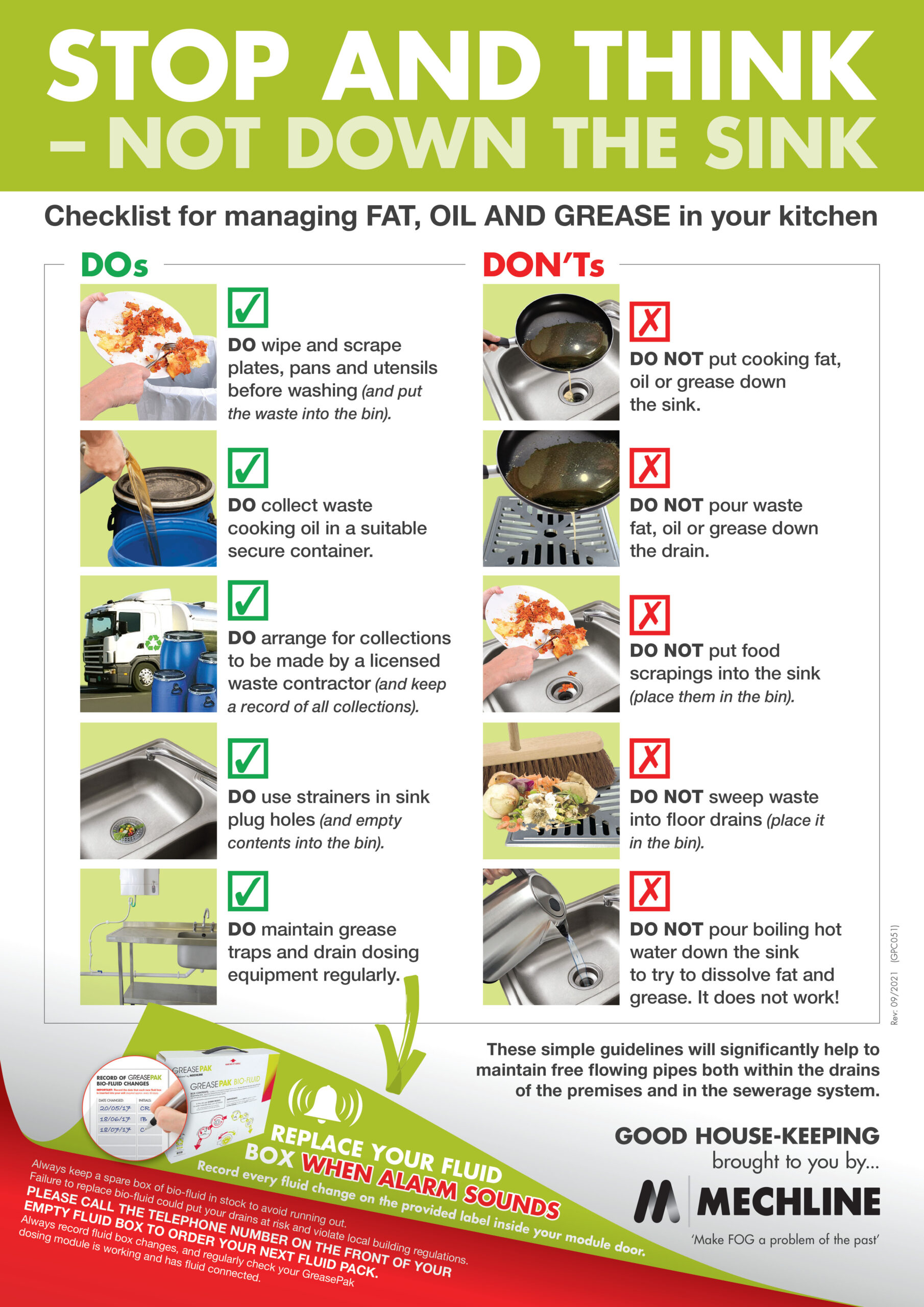 Download our ‘Stop and Think’ Poster for the Kitchen - Mechline